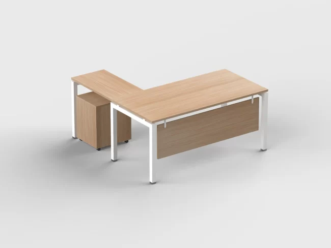 Parma L-Shape Executive Desk | MOBILIA® Office Furniture