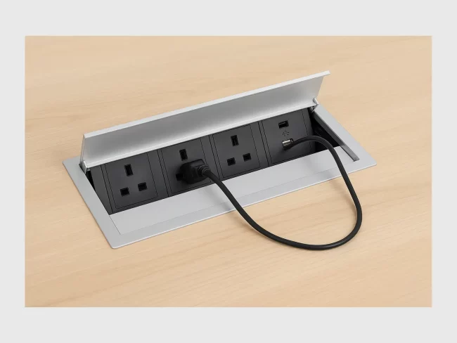 In-Desk Power Module – MOB PC03 | MOBILIA® Office Furniture